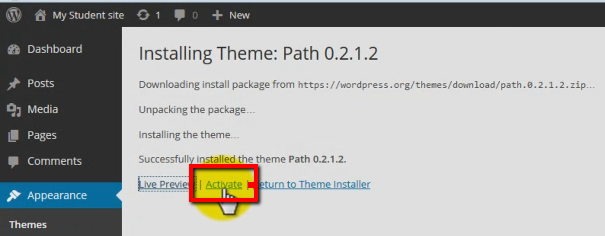 activate theme | LoriLynn Smith